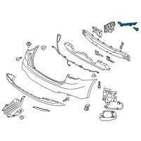 86613B0000 Genuine Kia Bracket-Rear Bumper Side