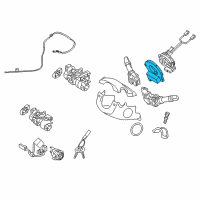 934801W000 Genuine Kia Sensor-Angular VELOC