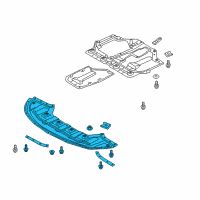 29110D4000 Genuine Kia Panel Assembly-Under Cover