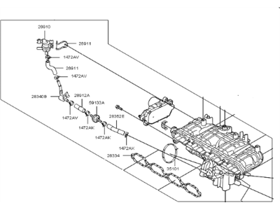 Intake Manifold - 2016 Kia Sportage