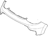 86511B2500 Genuine Kia Front Bumper Cover