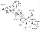 467802J000 Genuine Kia Bracket-Tgs Cable