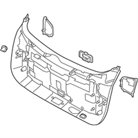 81750D9000WK - Genuine Kia PANEL ASSEMBLY-TAIL GATE