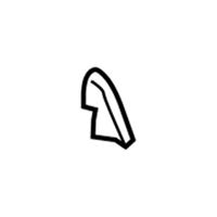 86616D9000 - Genuine Kia BRACKET-REAR BUMPER SIDE