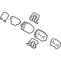 583022WA00 - Genuine Kia PAD KIT-REAR DISC BRAKE