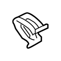 858593S500 - Genuine Kia CLIP-TRIM MOUNTING