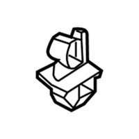 8117421010 - Genuine Kia CLIP-HOOD STAY ROD