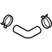 2548023001 - Genuine Kia HOSE-WATER INLET