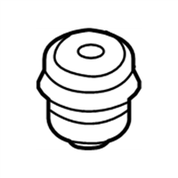 553261M000 - Genuine Kia BUMPER-RUBBER