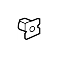 877562F010 - Genuine Kia CLIP 2-WAIST LINE MOULDING