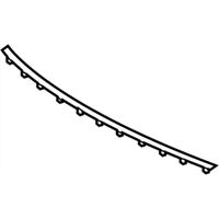 86357D9000 - Genuine Kia STRIP-FRONT BUMPER