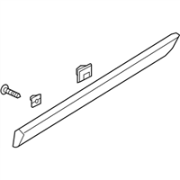 87732G5000 - Genuine Kia MOULDING ASSEMBLY-REAR DOOR