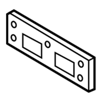 86519D9010 - Genuine Kia MOULDING-FRONT BUMPER LICENCE