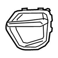 86523D9000 - Genuine Kia COVER-BLANKING FRONT FOG