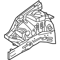 64502D5000 - Genuine Kia PANEL ASSEMBLY-FENDER APRON