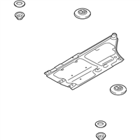 84137D4000 - Genuine Kia UNDER COVER ASSEMBLY-FLO