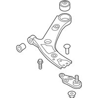 54500C6000 - Genuine Kia ARM COMPLETE-FRONT LOWER