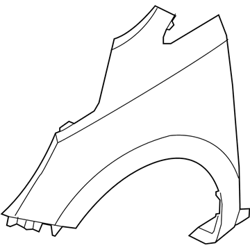 66311A9000 Genuine Kia Panel-Fender,LH