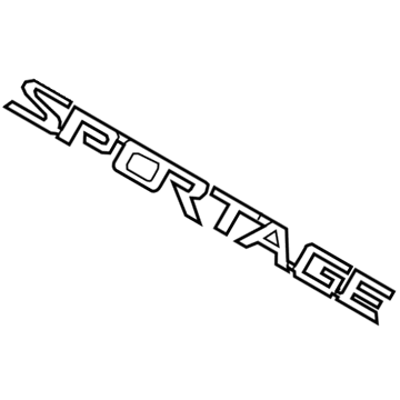 Genuine Kia Sportage Emblem