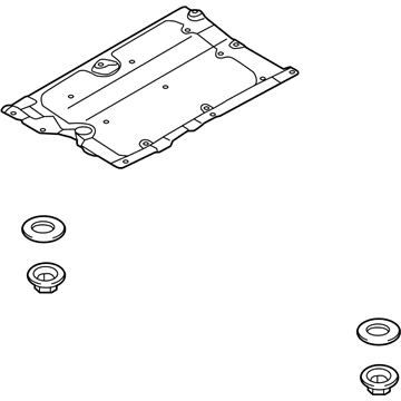 84145D4000 Genuine Kia Under Cover Assembly-FLO