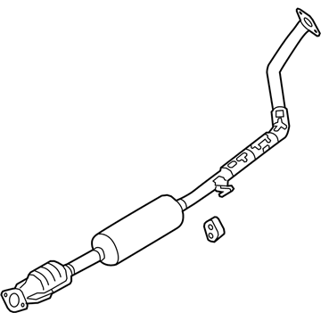 286002K500 Genuine Kia Center Muffler Complete