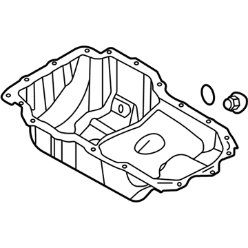 Genuine Kia Rio Oil Pan