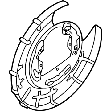 Rear Wheel Hub & Wheel Brake - 2007 Kia Rondo