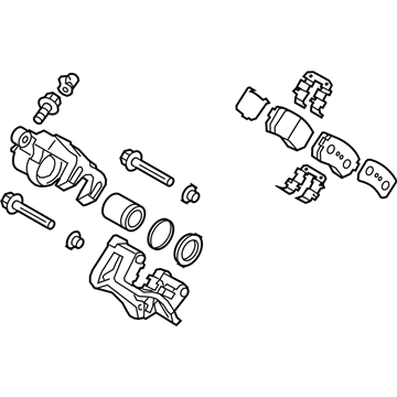 Rear Wheel Brake - 2017 Kia Sportage