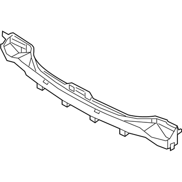 866311U200 Genuine Kia Rail-Rear Bumper