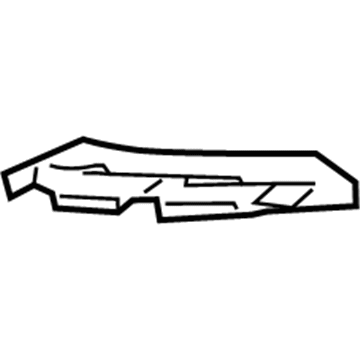 865522K500 Genuine Kia Bracket-Front Bumper Upper Side