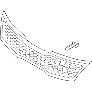 863502T500 Genuine Kia Radiator Grille Assembly