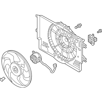 2020 Kia Forte Cooling Fan Assembly | Low Price at KiaPartsNow
