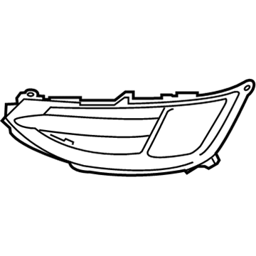 865273W500 Genuine Kia Cover-Front Fog Lamp L