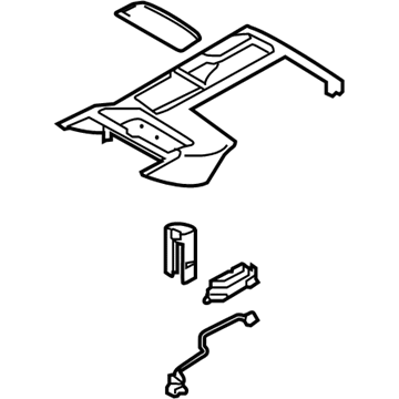 84650F6100FHV Genuine Kia Cover Assembly-Console U
