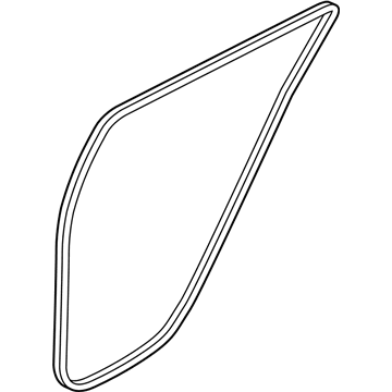 83120D9000 Genuine Kia WEATHERSTRIP-Rear Door Body Side