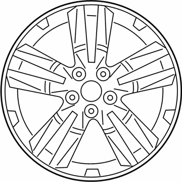 52910B2300 Genuine Kia Wheel Assembly