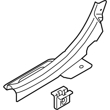 85885F6000YBR Genuine Kia Trim Assembly-Rear Door SCUFF