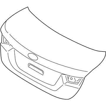 Back Panel & Trunk Lid - 2020 Kia Forte