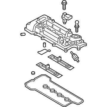 224102B612 Genuine Kia Cover Assembly-Rocker