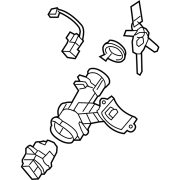 Genuine Kia Rio Ignition Lock Assembly
