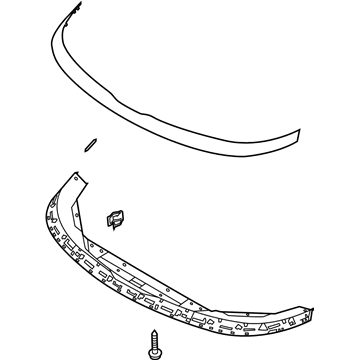 86390K0000 Genuine Kia Cover Assembly-Radiator