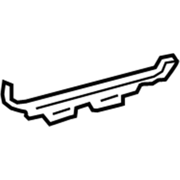 866781U200 Genuine Kia Bracket-Rear Bumper Side Reinforcement