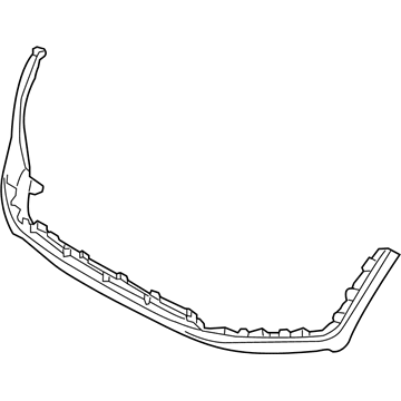 865123W000 Genuine Kia Cover-Front Bumper Lower