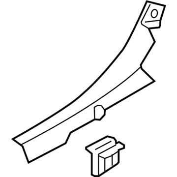 85875D5000WK Genuine Kia Trim Assembly-Rear Door SCUFF