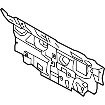 841241U500 Genuine Kia Insulator-Dash Panel