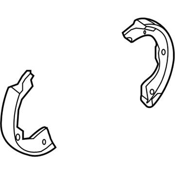 583052WA00 Genuine Kia Rear Parking Brake Shoe & Lining Kit