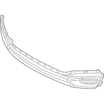 865611W010 Genuine Kia Front Bumper Center Grille