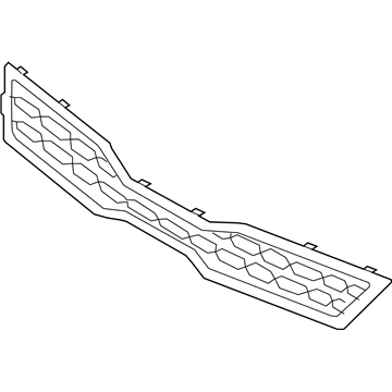 863501W010 Genuine Kia Radiator Grille Assembly