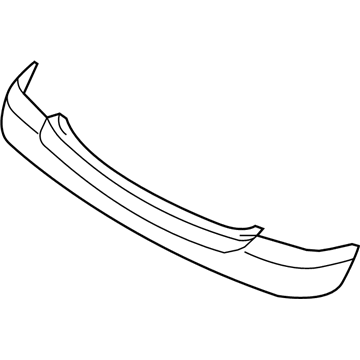 866231G210 Genuine Kia MOULDING -Rear Bumper Protector