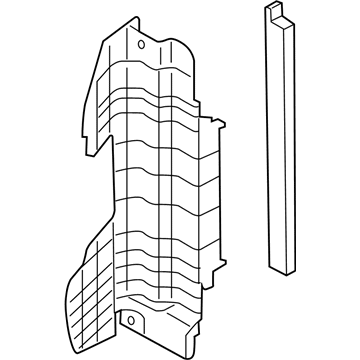 29134B0000 Genuine Kia Guard-Air,RH